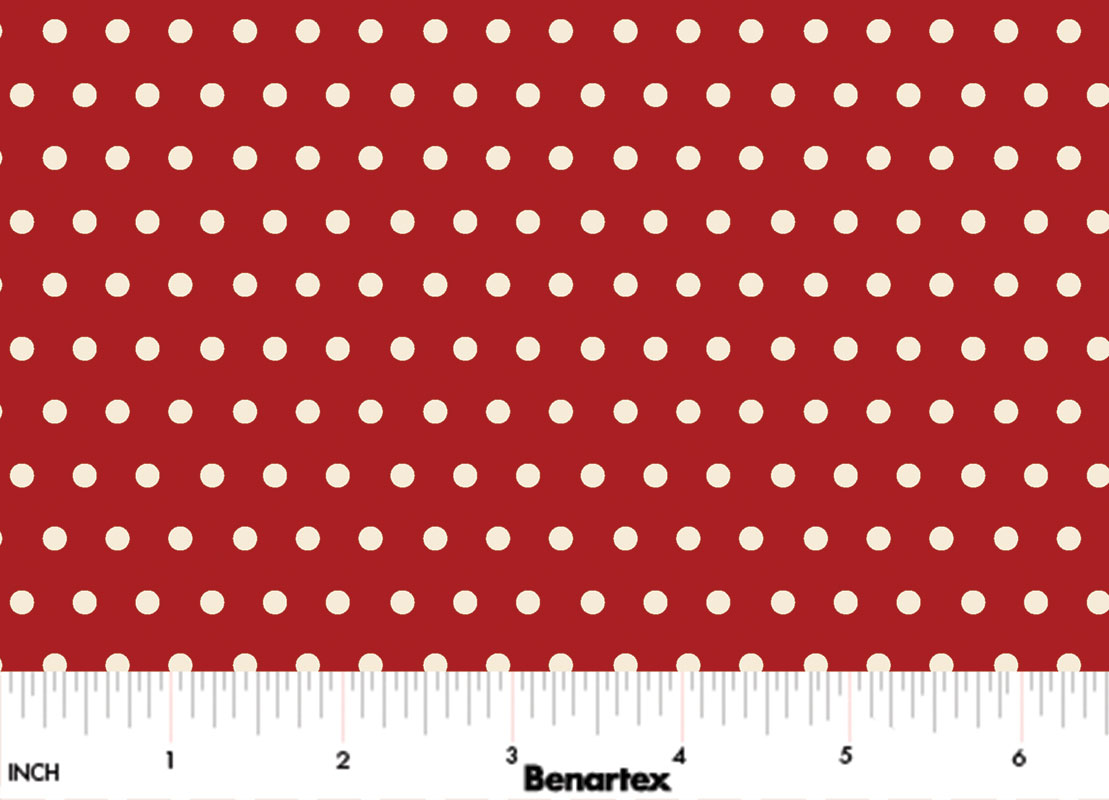 2025 All Kansas and Nebraska Shop Hop -Little Dots Red