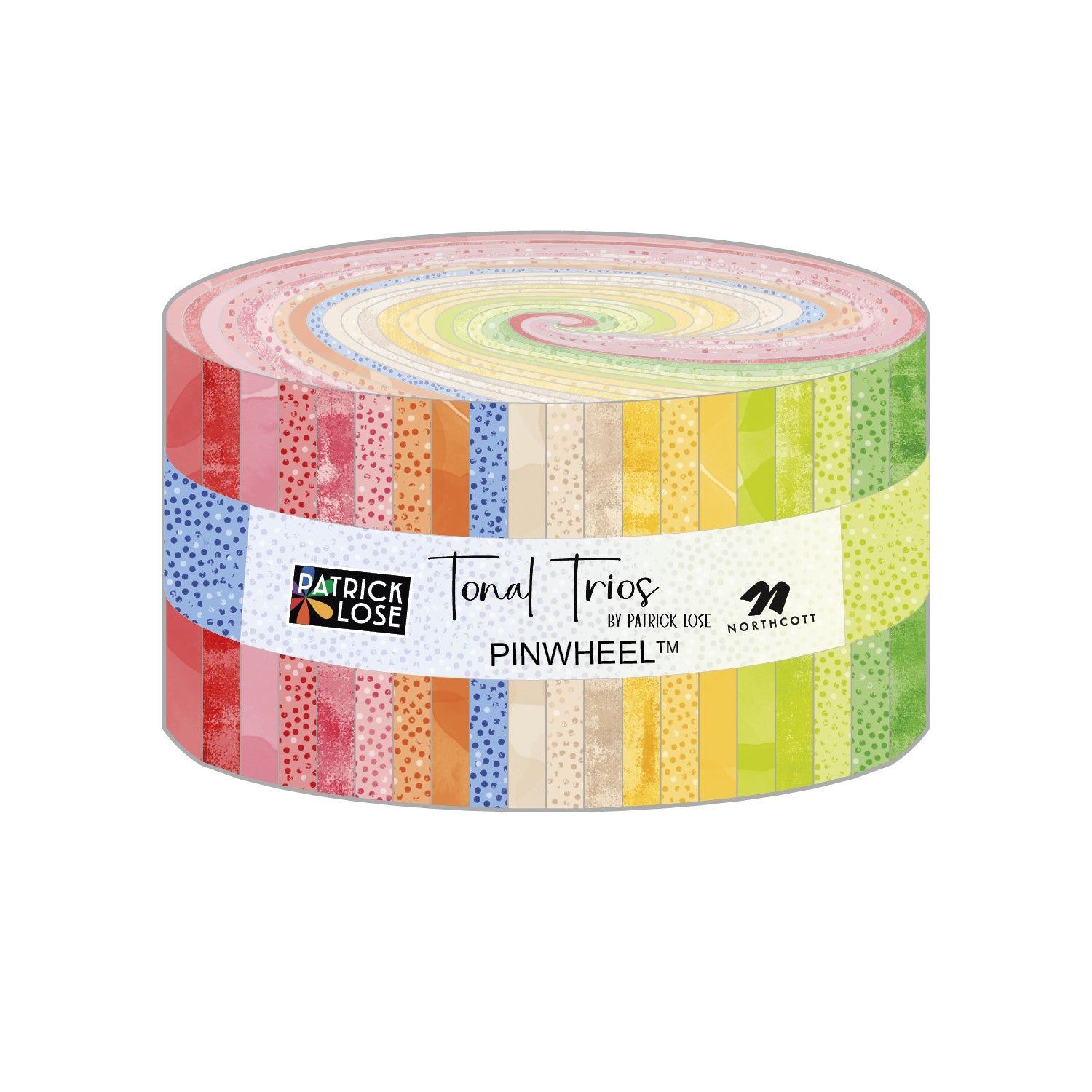 Tonal Trios Strip Roll - 2.5" Strips