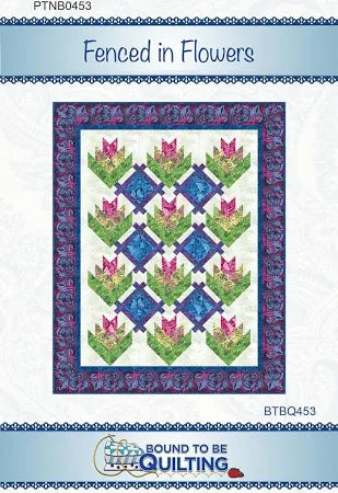 Fenced In Flowers Quilt Kit