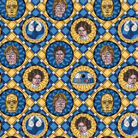 Multi Stars Wars Stained Glass Rebel Coin